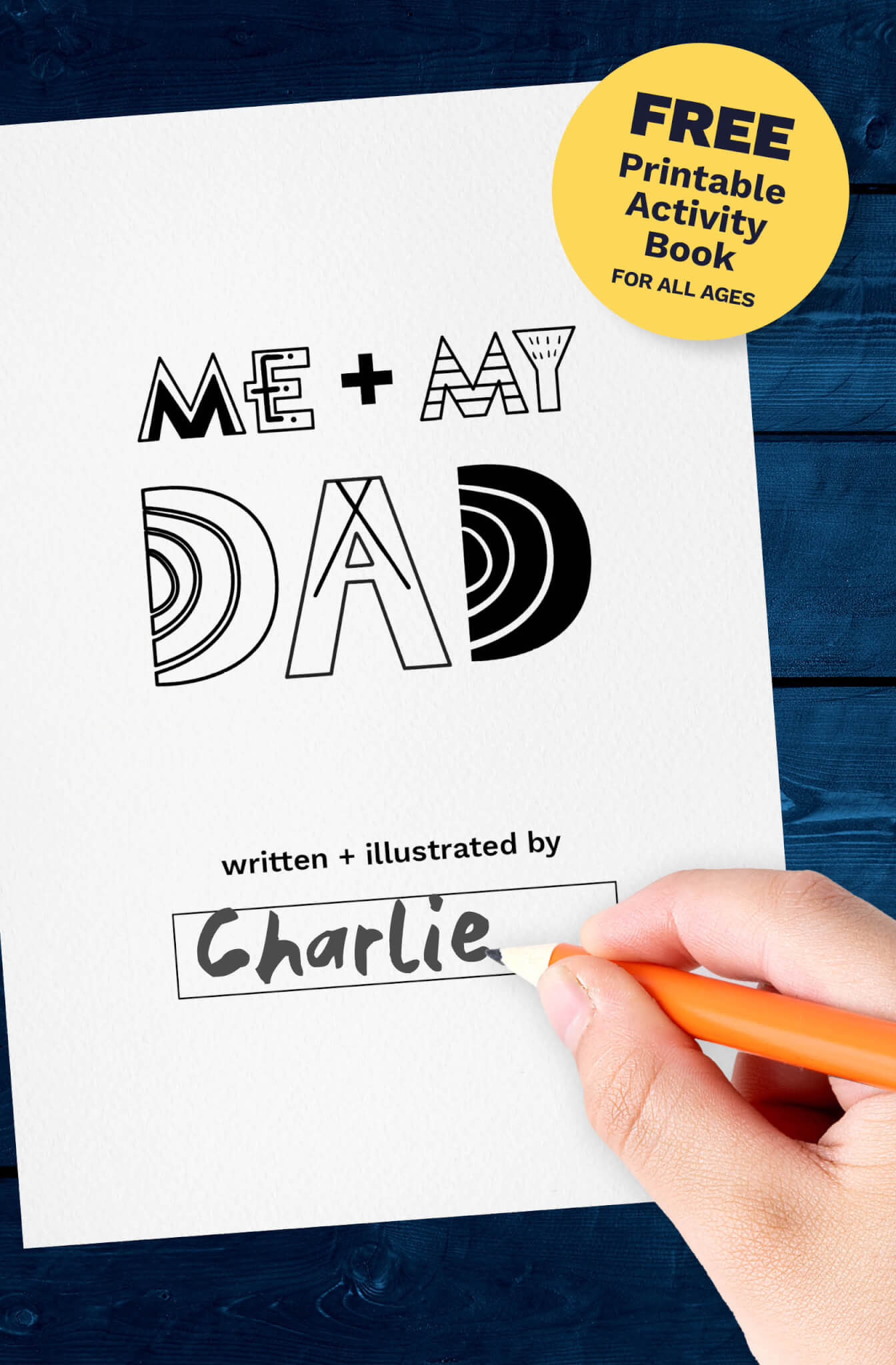 Me & My Dad Activity Book - Happy Families